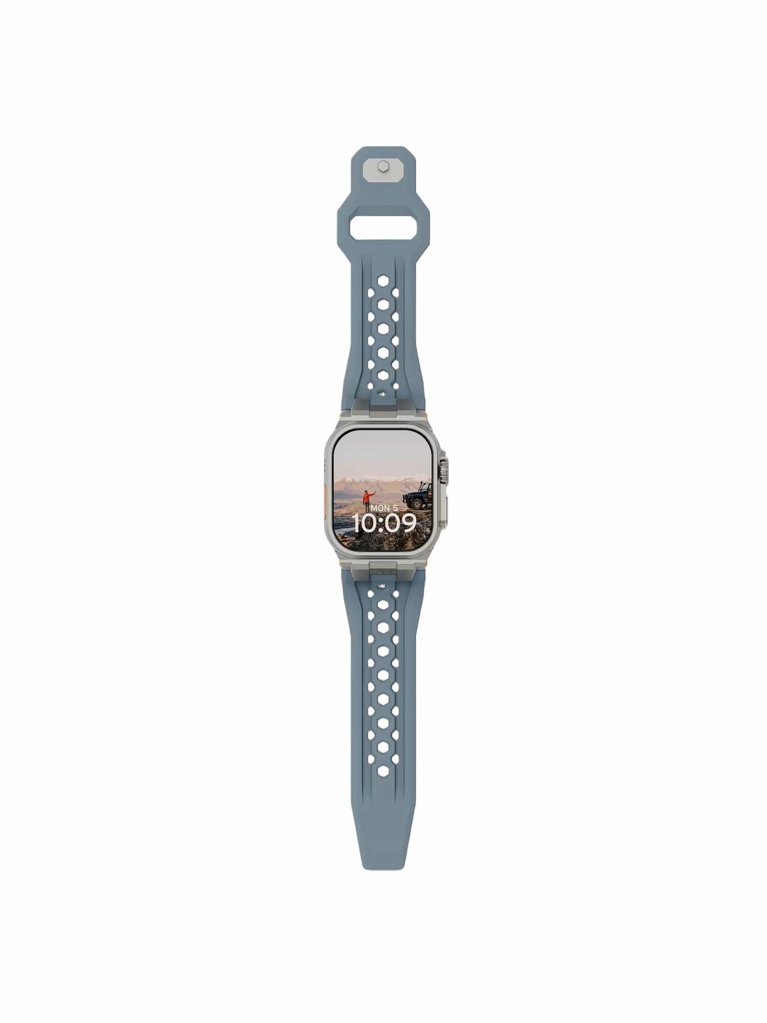 UAG Monarch Ремешок для Apple Watch 44/45/46/49mm - Спортивный силиконовый ремешок для Series Ultra 3/Ultra 2/Ultra