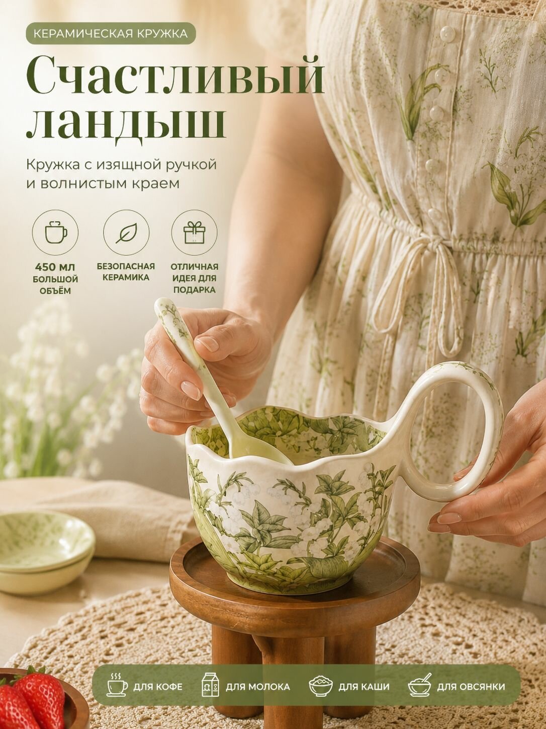 Кружка, 450 мл, 1 шт