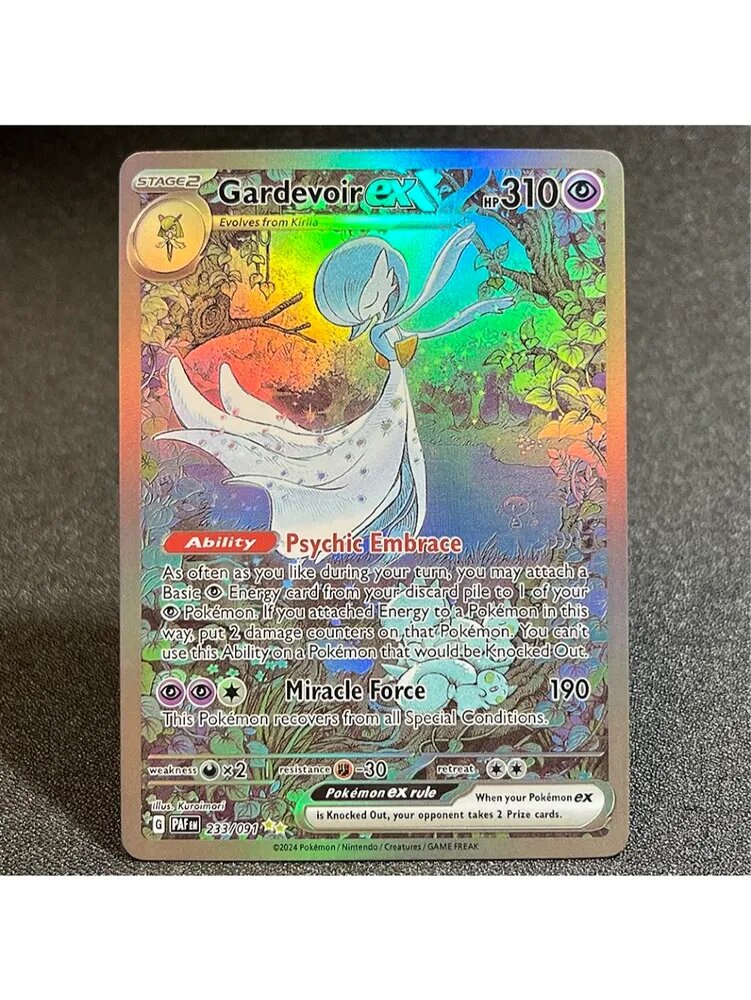 Pokemon TCG набор Gardevoir ex Gengar&Mimikyu-GX Greninja ex коллекционные карты с протектором для игр