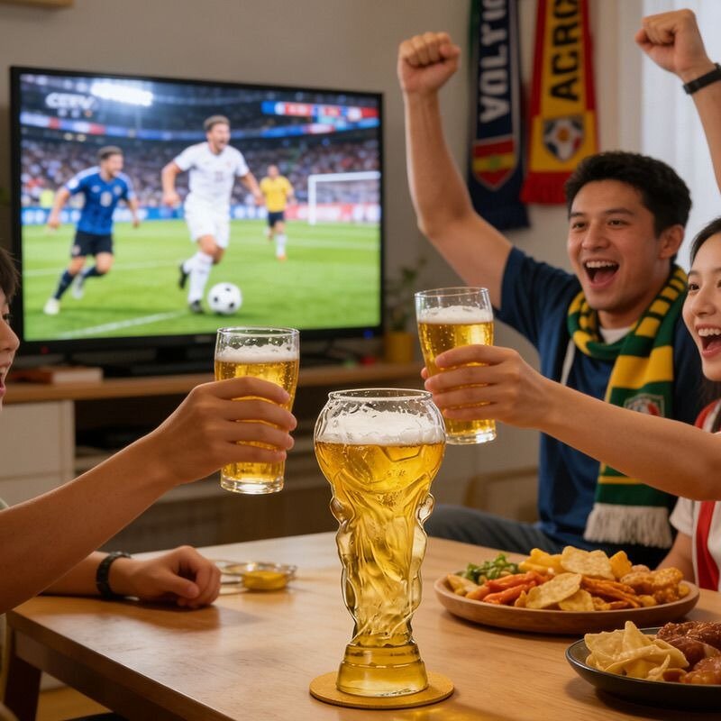 Креативная пивная кружка Hercules 2026 World Cup, 1 штука