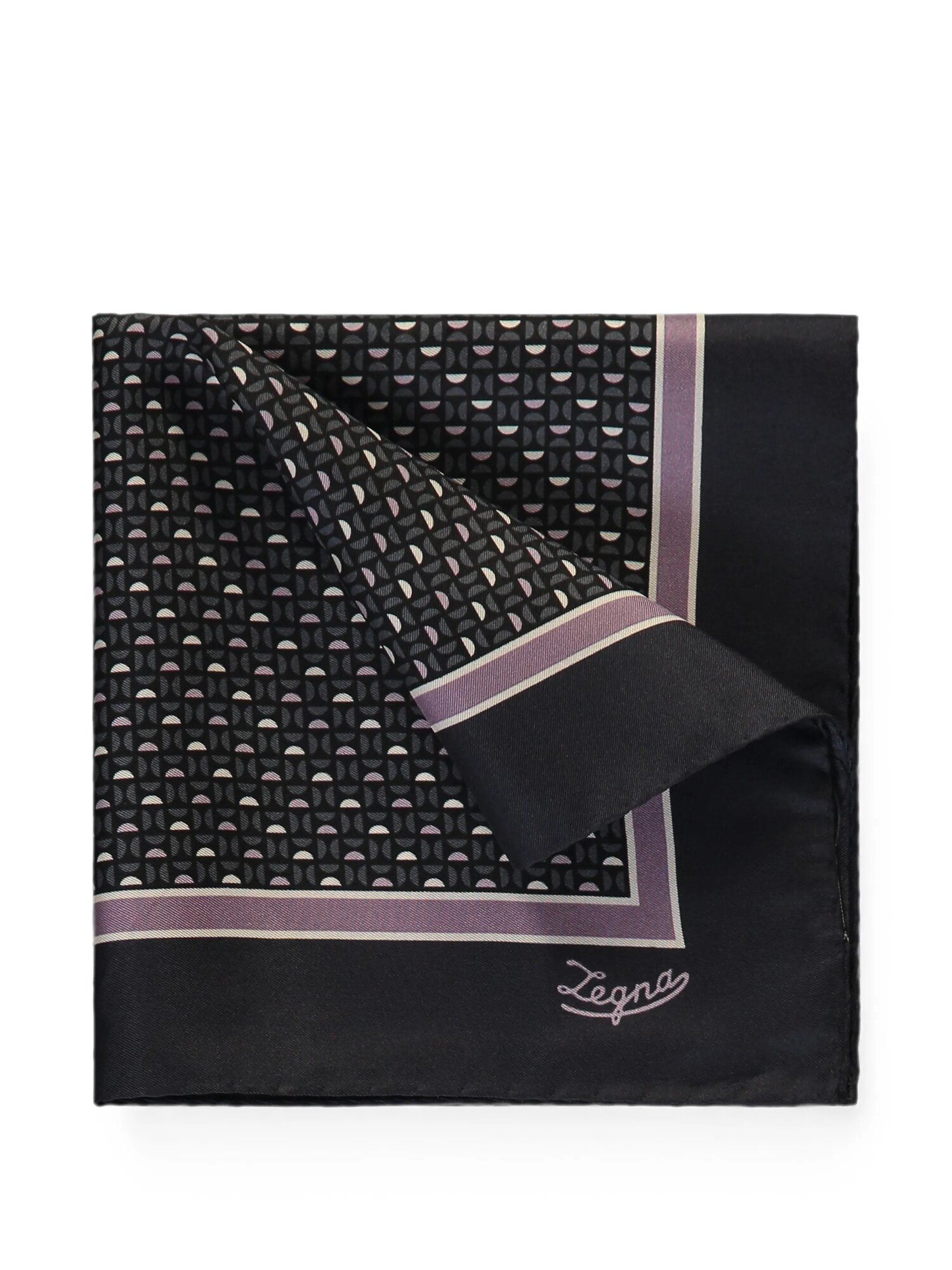 Шарф Geometric-print silk pocket square для мальчиков