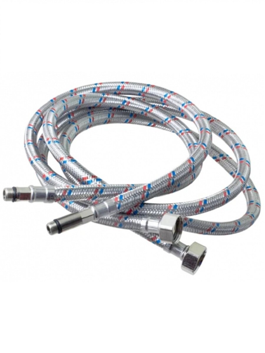 Гибкая подводка для смесителя пара 1/2"/М10 гайка -штуцер 250 см OUTE