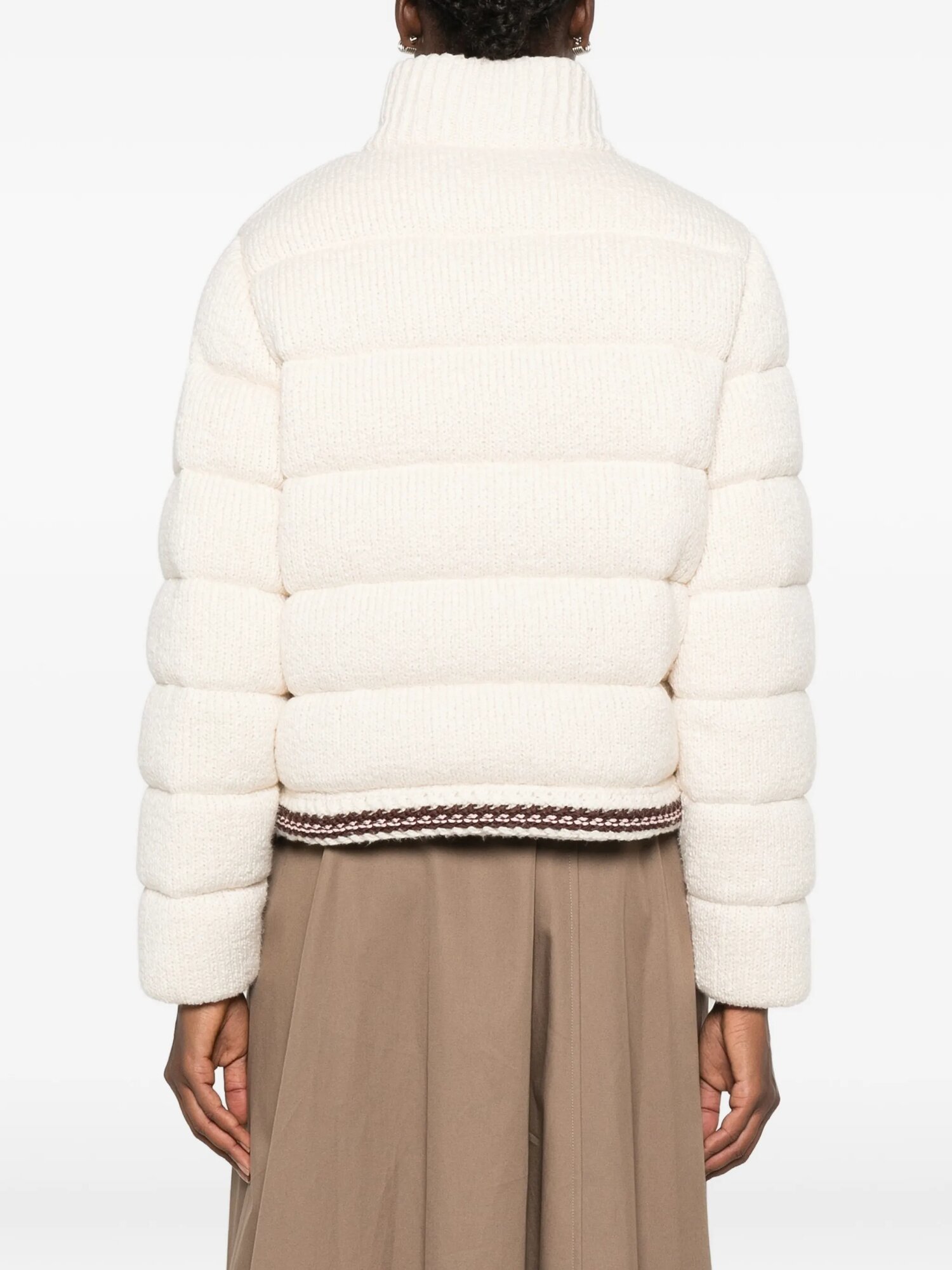 Куртка Moncler Quilted knitted jacket, размер 40 — фото 1