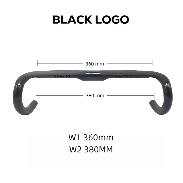 Руль Syncros T1000 Carbon черный 380/400/420/440 мм W1 360mm W2 380mm