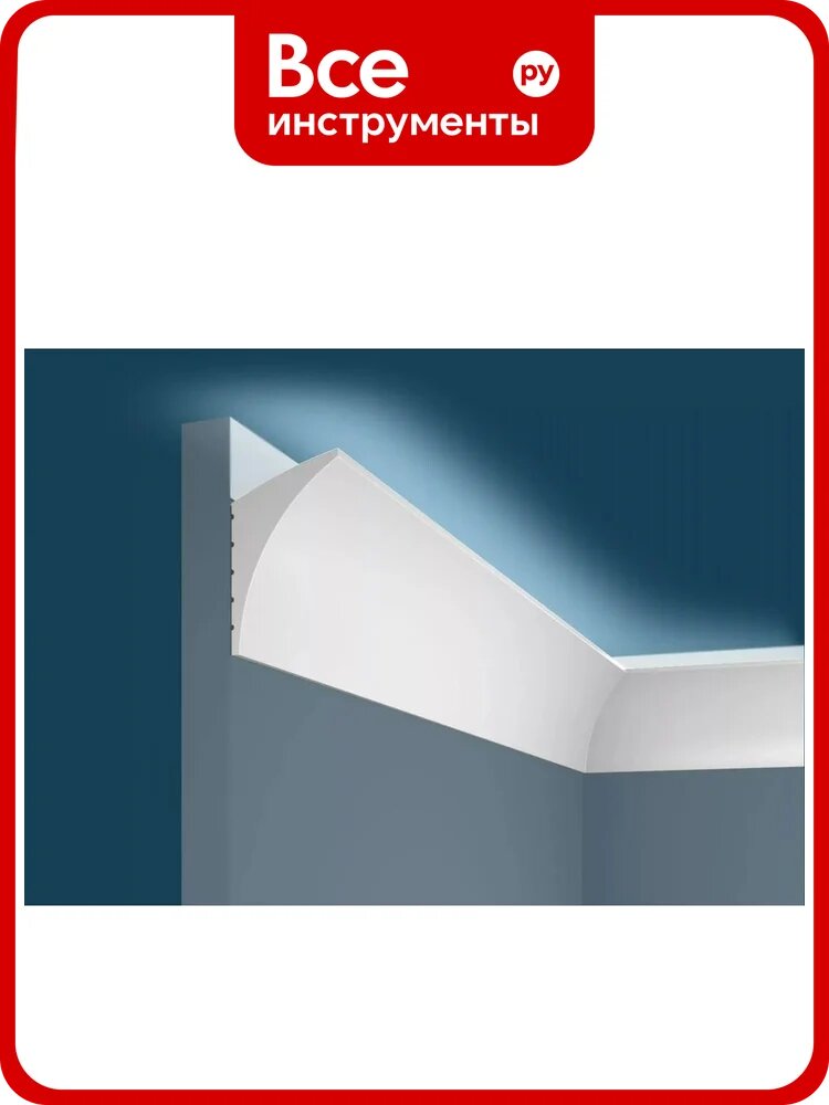 Карниз Cosca decor KX007 70x42 мм, 2000 мм, экополимер СПБ070392