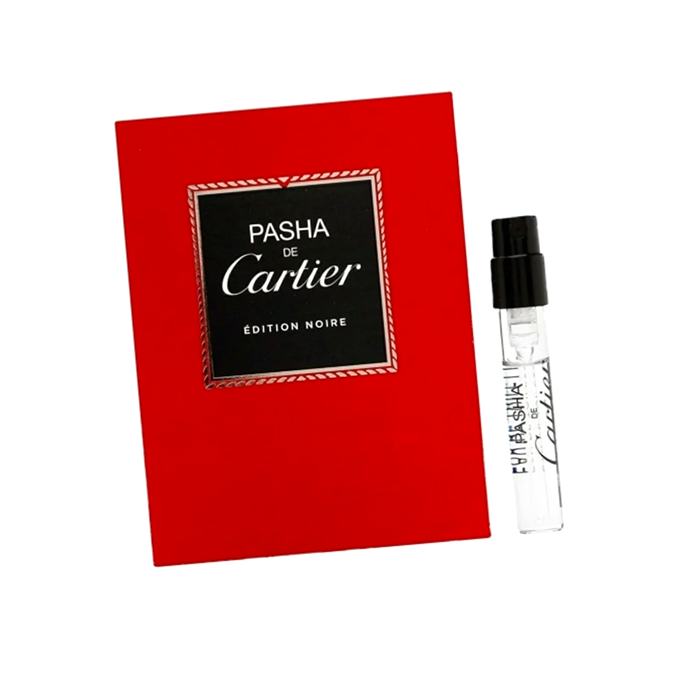 Cartier Pasha Noire туалетная вода для мужчин 1.5 мл сэмпл - Картье Паша Эдишн Нуар миниатюра духов