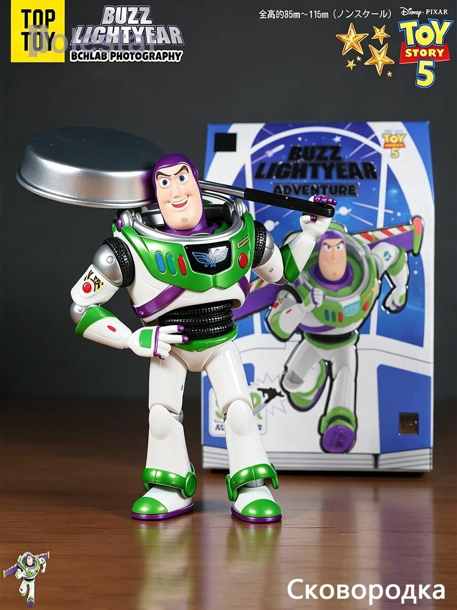 TOPTOY Disney Toy Story 5 Коллекционные Фигурки Базз Лайтер: Блайнд Бокс Серии Adventure, Buzz Lightyear
