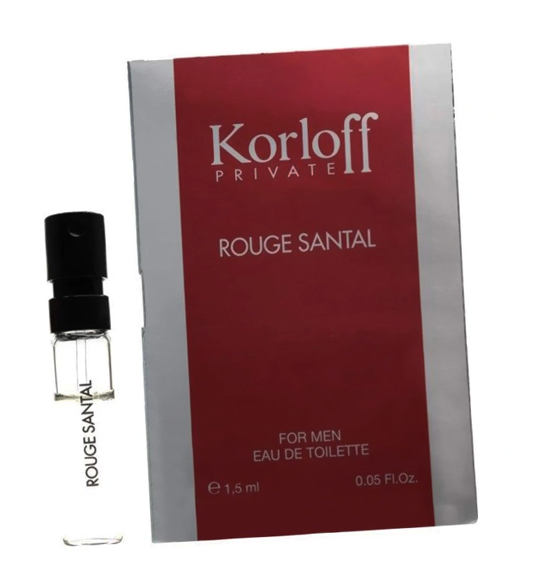 Сэмпл Korloff Paris Rouge Santal 1.5 мл / аромат Руж Сантал для мужчин и женщин