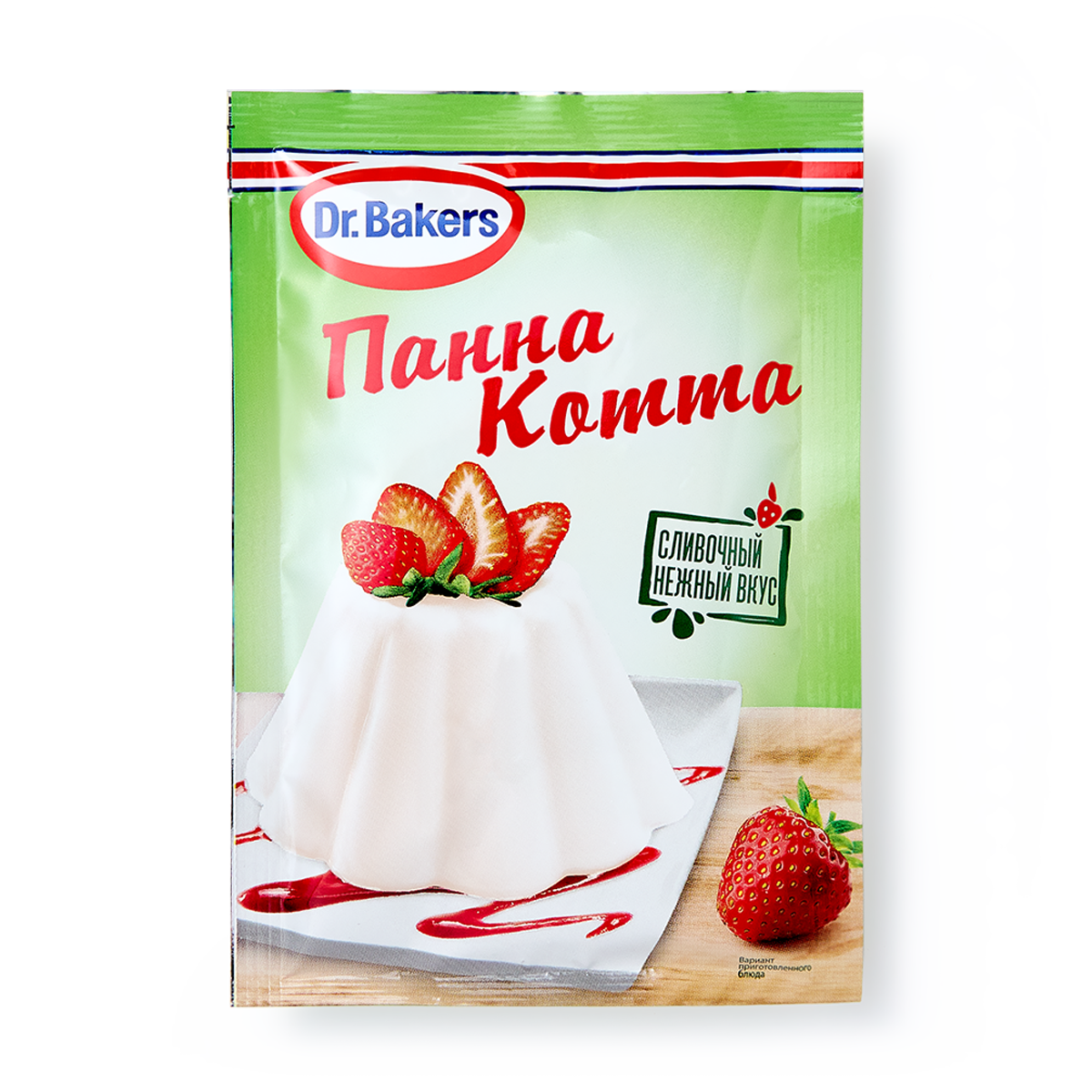 Панна Котта Dr.Bakers, в саше, 67 граммов, 393.2 ккал, 1 упаковка