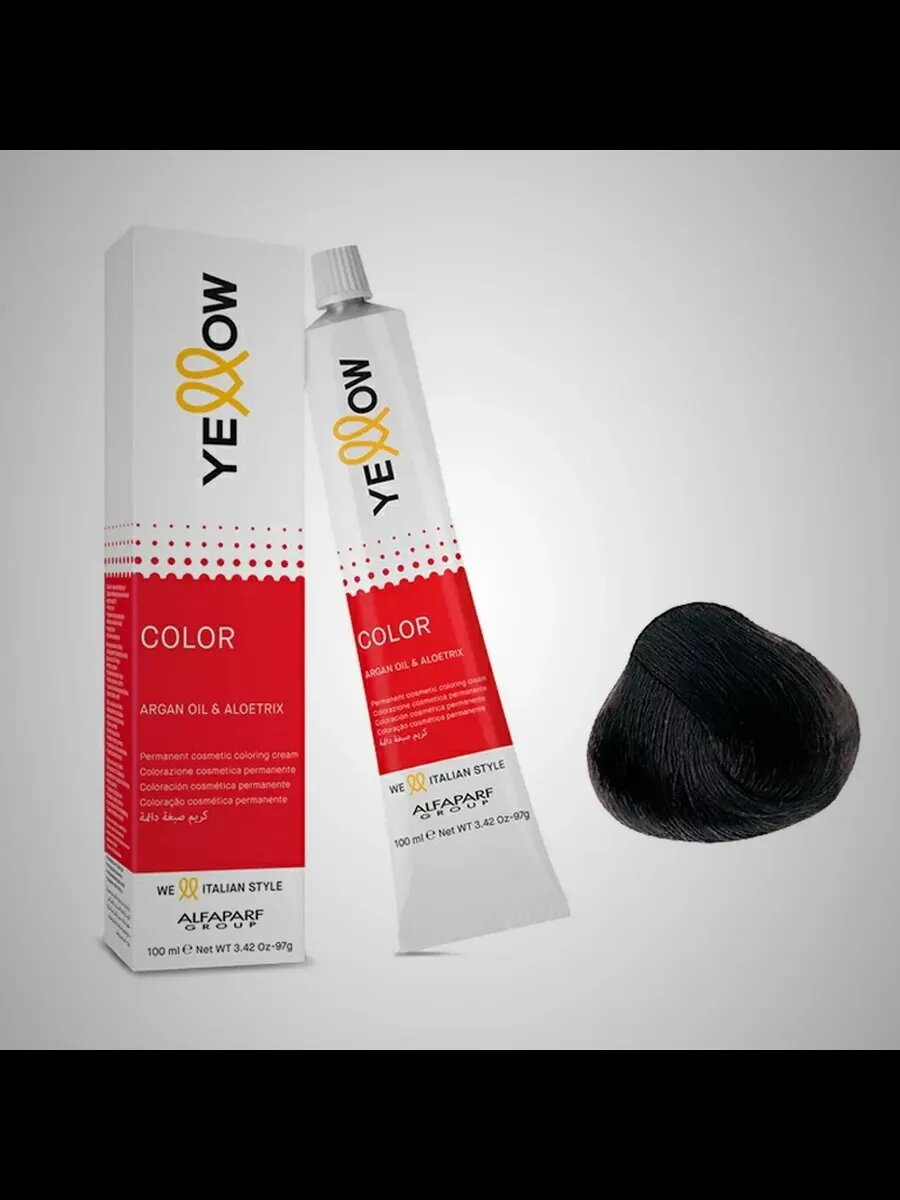 YELLOW PROFESSIONAL Ye Color Permanent Coloring Cream 100 мл