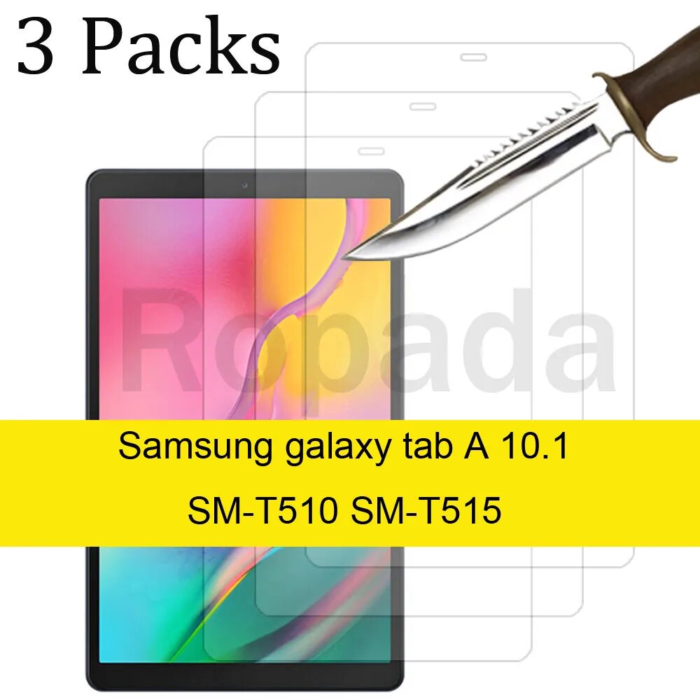 3 стекла Ropada Samsung Galaxy Tab A 10.1 (T510, T515)