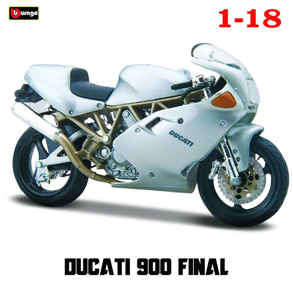 Мотоцикл Ducati 900 Final, коллекционная модель Bburago 1:18