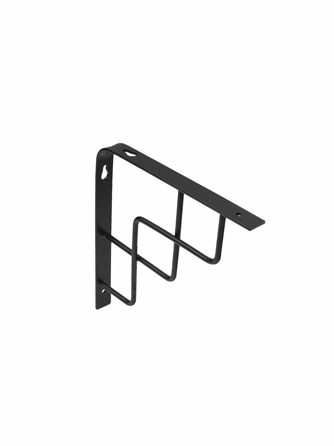 Полкодержатель QUADRO 150x150x20x3, черный, 2 штуки