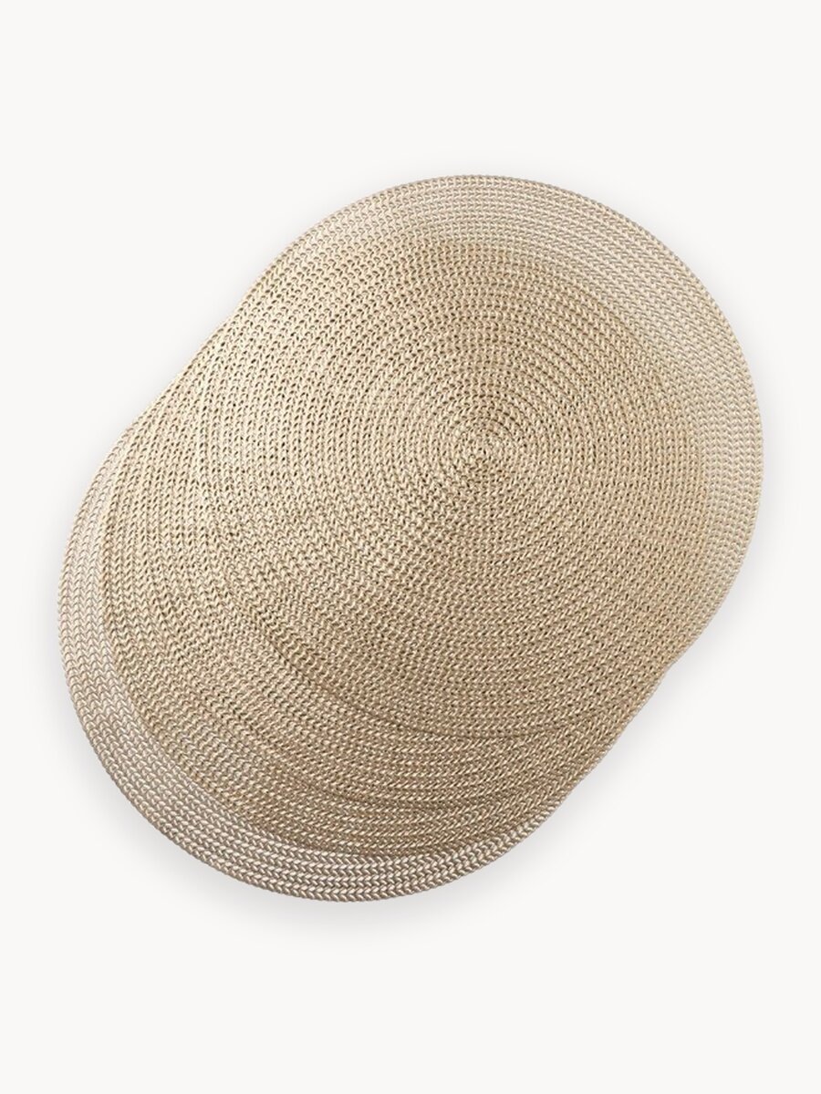 Набор салфеток сервировочных на стол Доляна "Тринити", ПВХ, 38x38 см