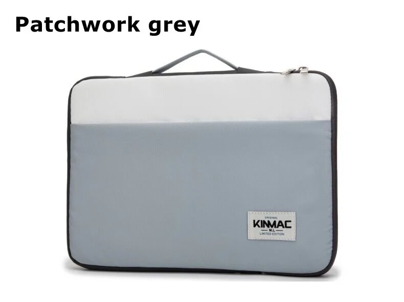 Kinmac Сумка для ноутбука 12-16 дюймов Серый, For 13.-14 inch, Light Grey