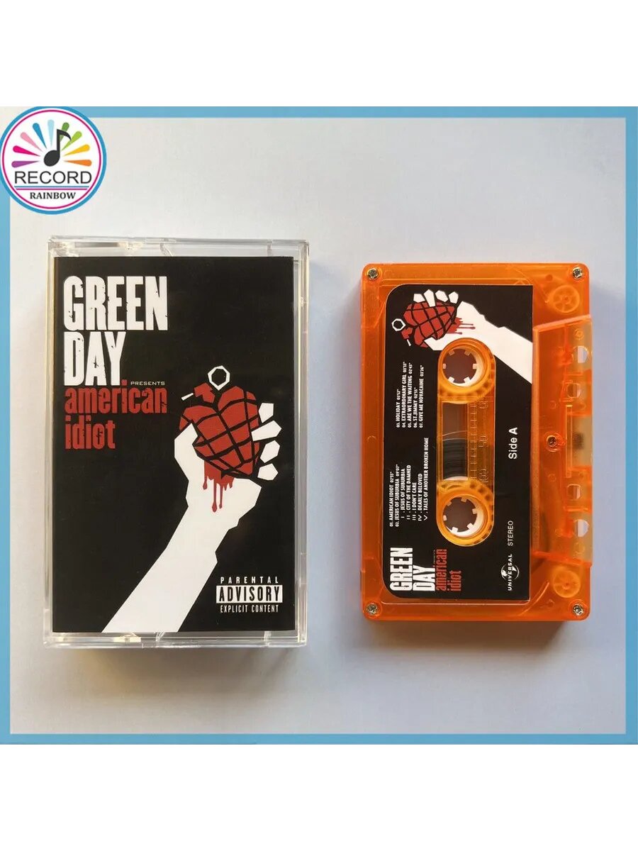 Аудиокассета (МС) Green Day American ldiot совершенно новый