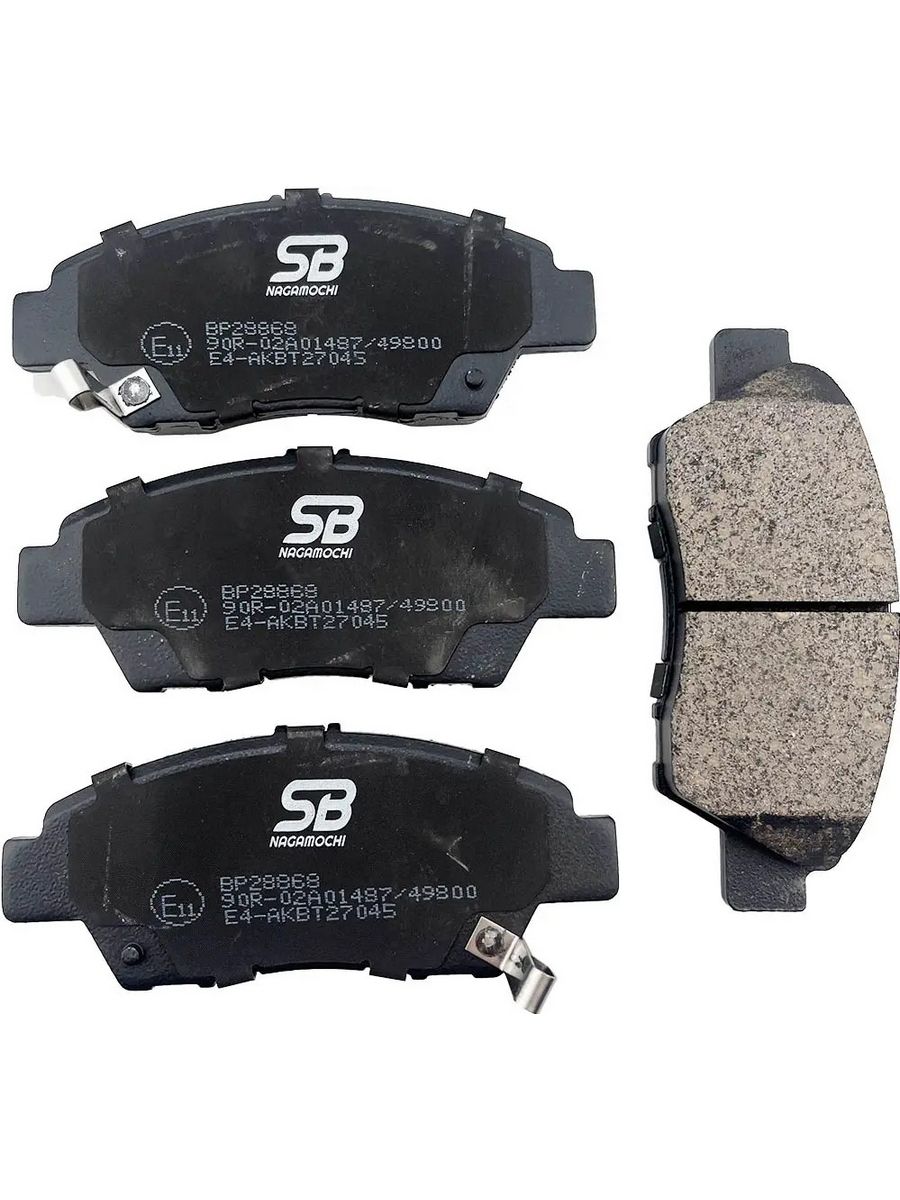 Колодки тормозные дисковые передние SB NAGAMOCHI BP28868 для HONDA Jazz, City, CR-Z / Хонда