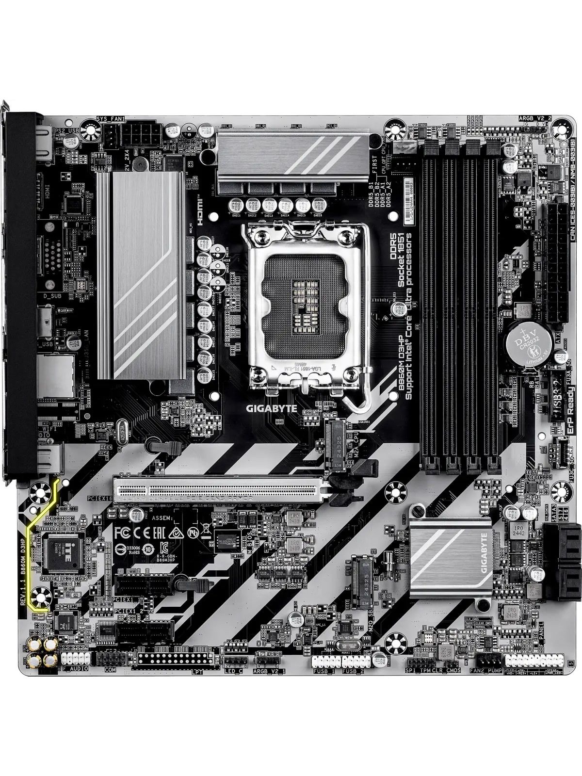 Материнская плата Gigabyte B860M D3HP 1.1 B860M D3HP 1.1