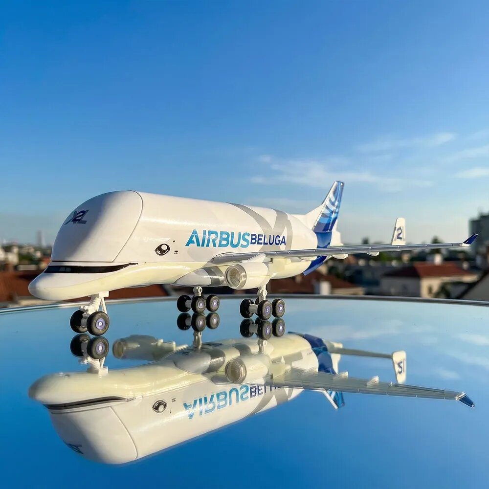 1:72 Airbus A300 600ST Beluga Super Transport Aircraft, Игрушечная модель, настольные украшения, Коллекционирование как хобби