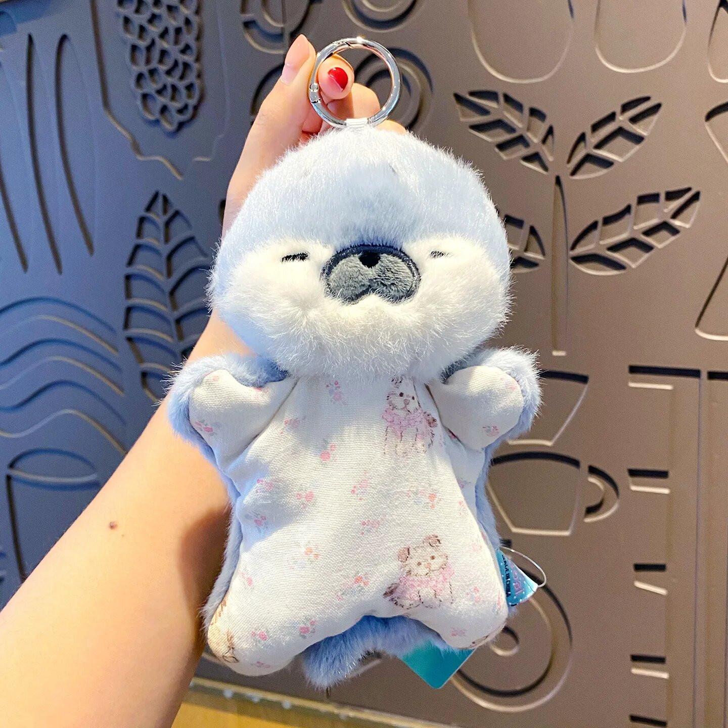 Плюшевый брелок-тюлень 18 см Blue 18cm