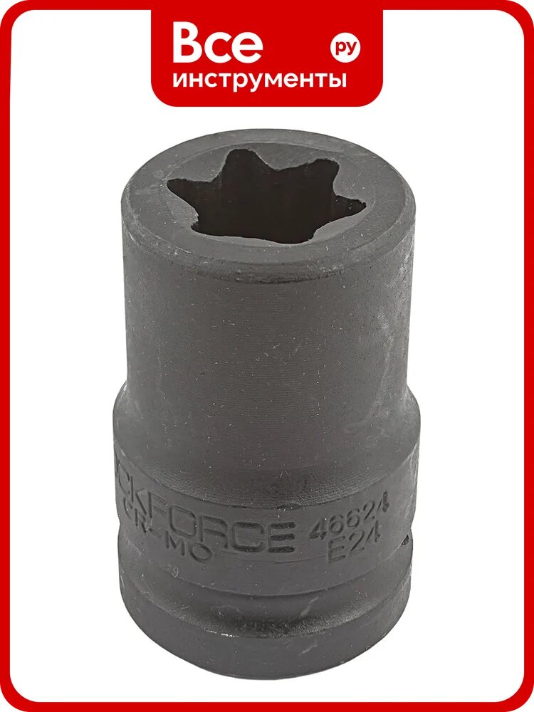 Головка ударная Е24, 3/4" DR Rockforce RF-46624(51684)