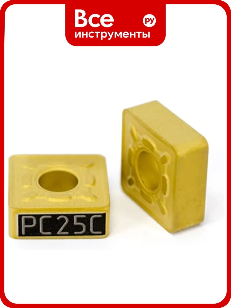 Пластина сменная квадратная SNMG 120412-DR PC25C Русский Инструмент ri.122.683