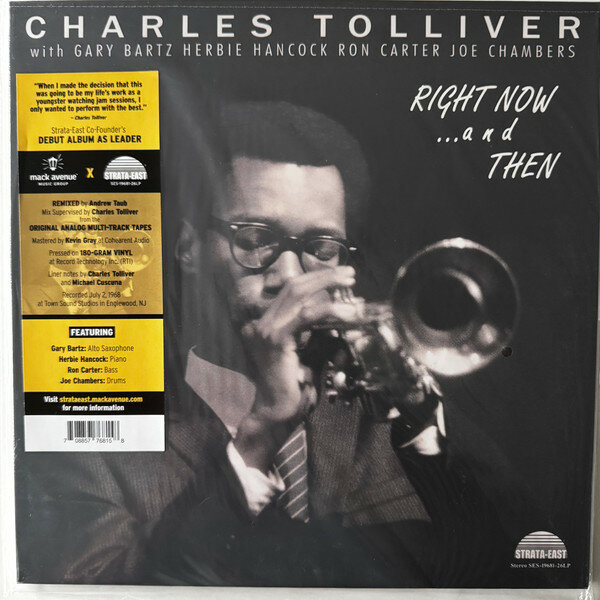 Charles Tolliver - Right Now. And Then - USA, Mack Avenue x Strata-East - новая виниловая пластинка