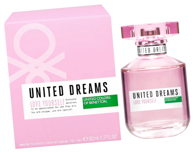 Бенеттон Юнайтед Дримс Лав Йорселф 50 мл / Benetton United Dreams женские духи