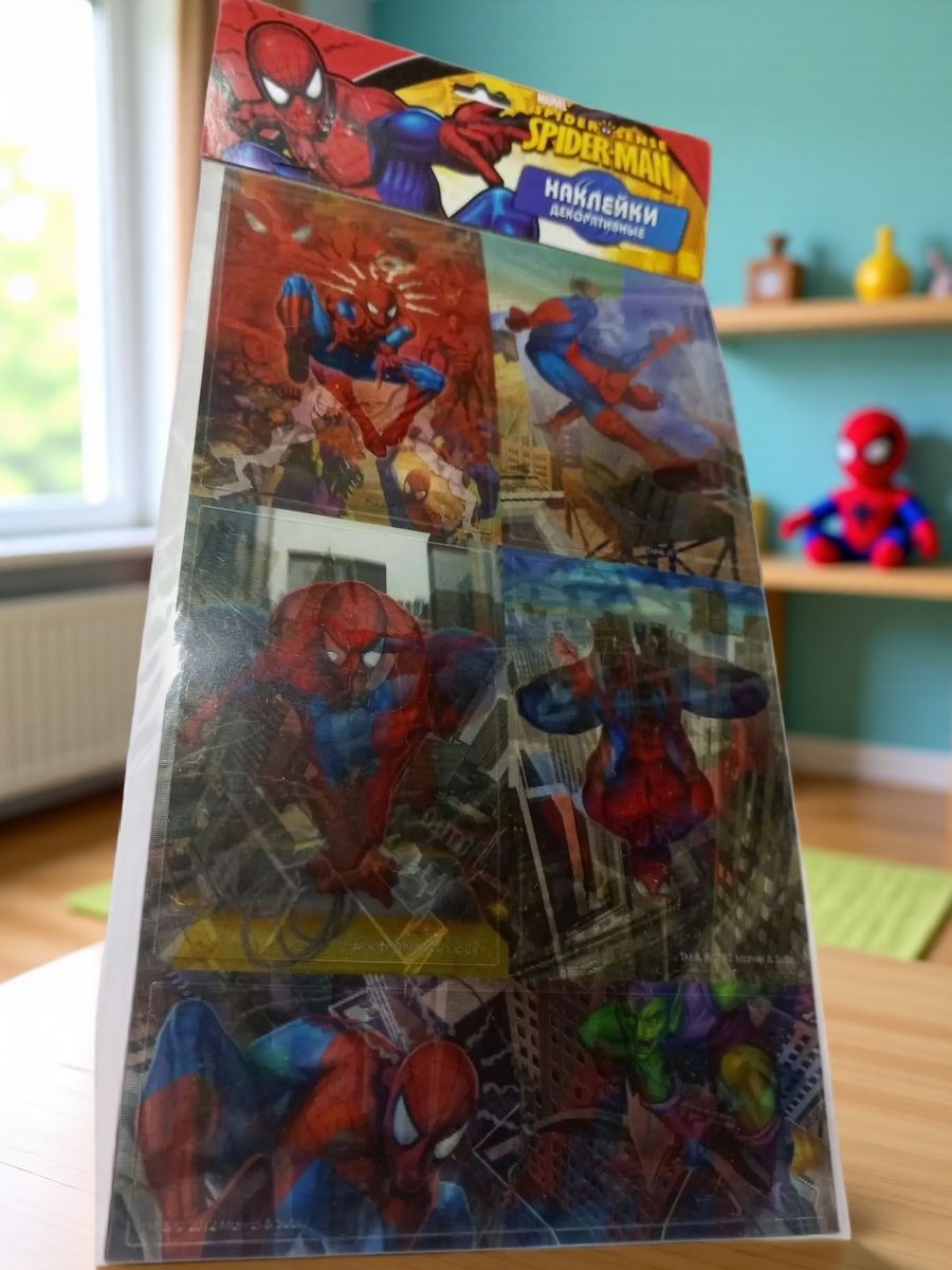 Наклейки 3D декоративные Marvel Spider-man