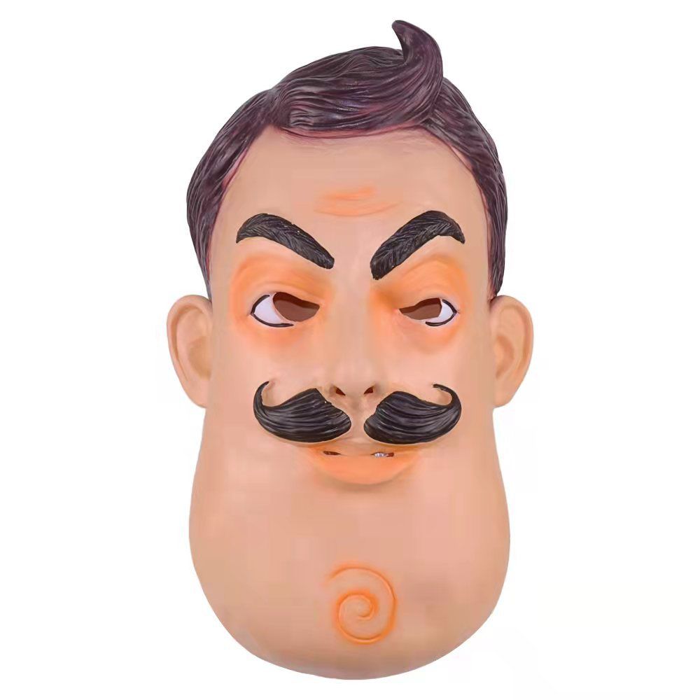 Маска из игры Hello Neighbor, забавный головной убор для косплея на Хэллоуин, рождественские подарки