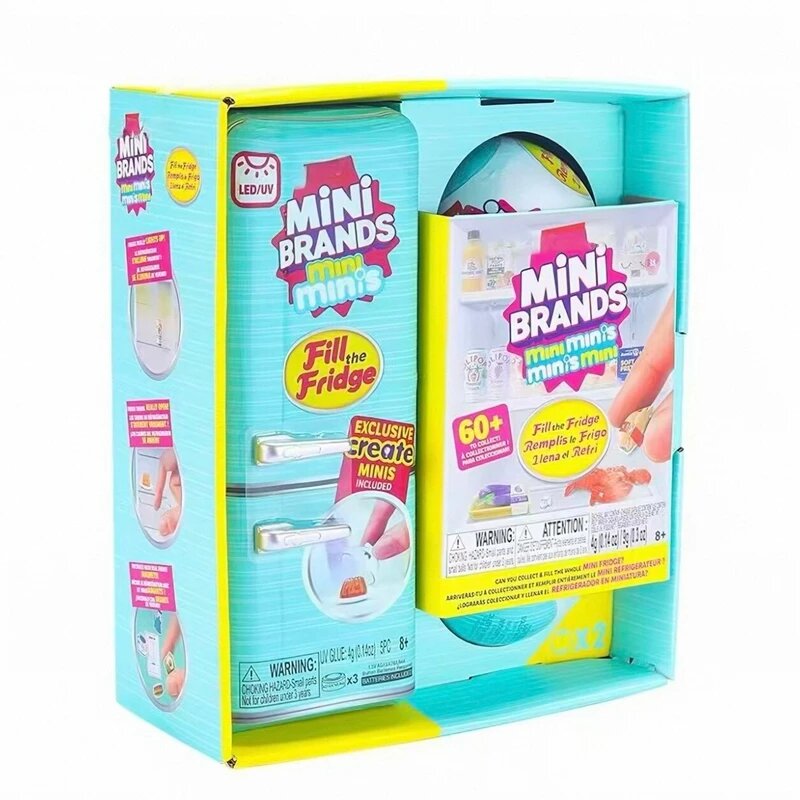 Mini Brands Fill the Fridge Ретро Зеленый Холодильник