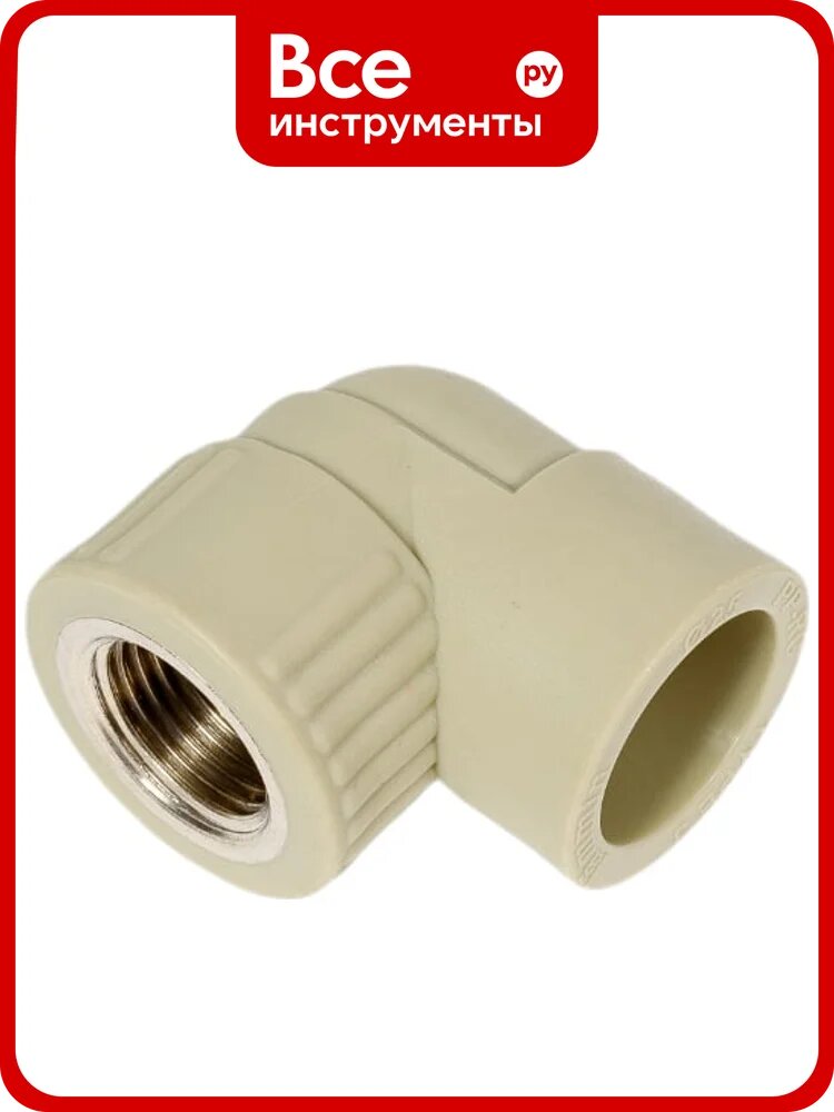 Комбинированный угольник LAMMIN ppr вр 25x1/2" 112/28 серая Lm31052025015G