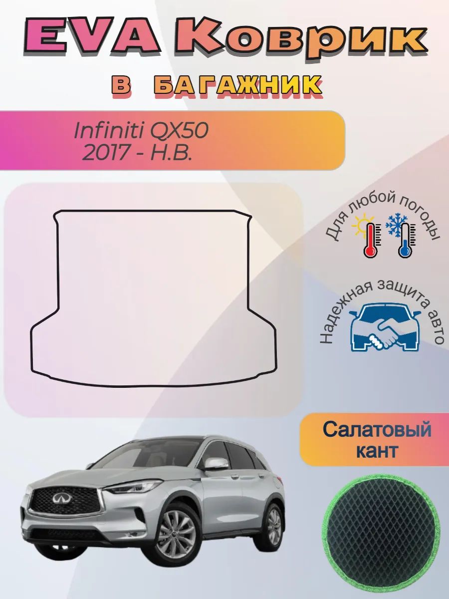 EVA коврик в багажник Infiniti QX50 II 2017 - Н. В. Инфинити