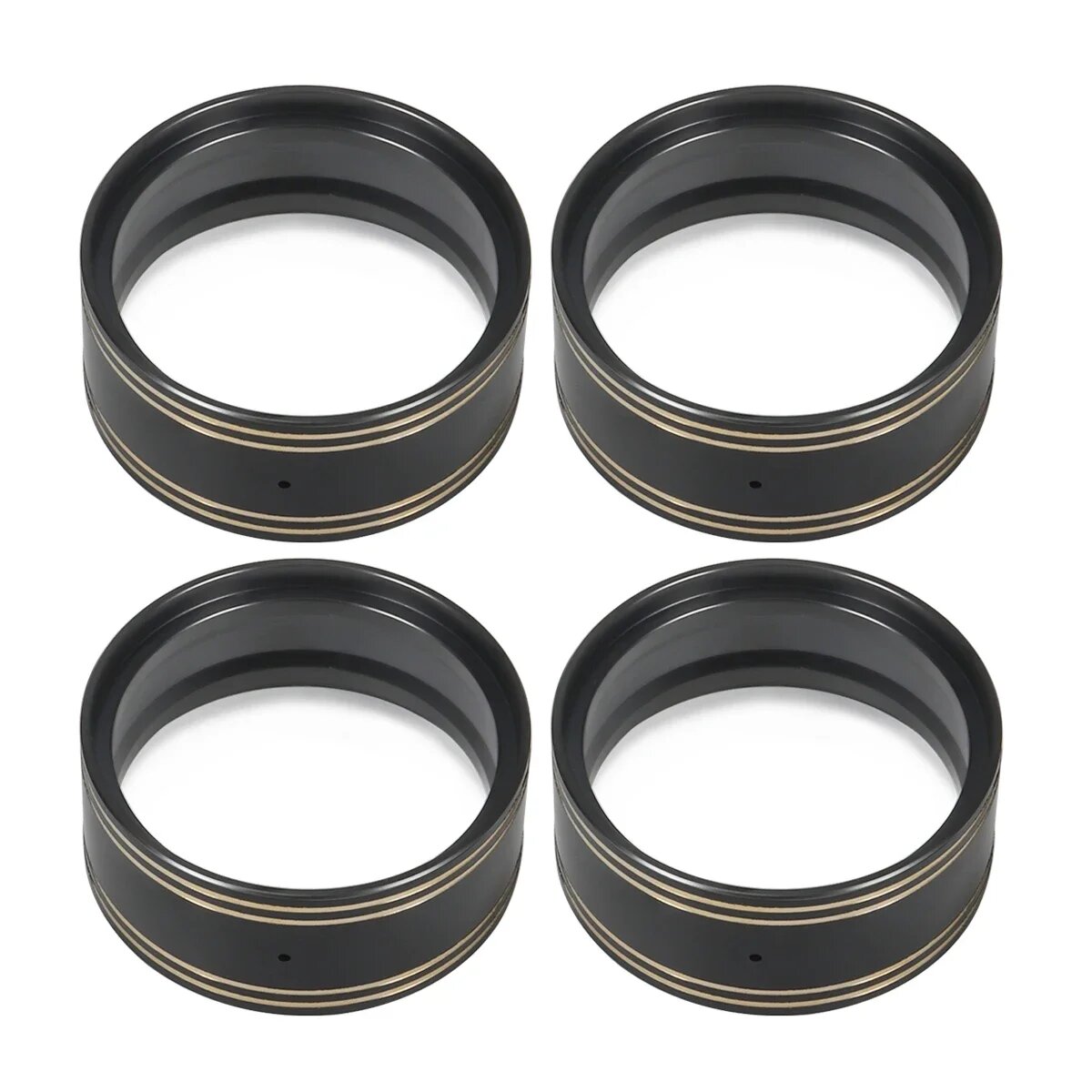 Латунные гири Fimonda для колес 1,9 дюйма Черный, 4PCS Black