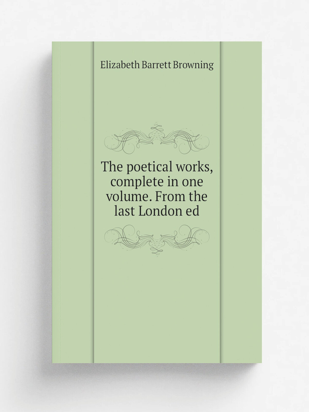 The poetical works, complete in one volume. From the last London ed | Browning Elizabeth Barrett | New York T.Y. Crowell | Репринт
