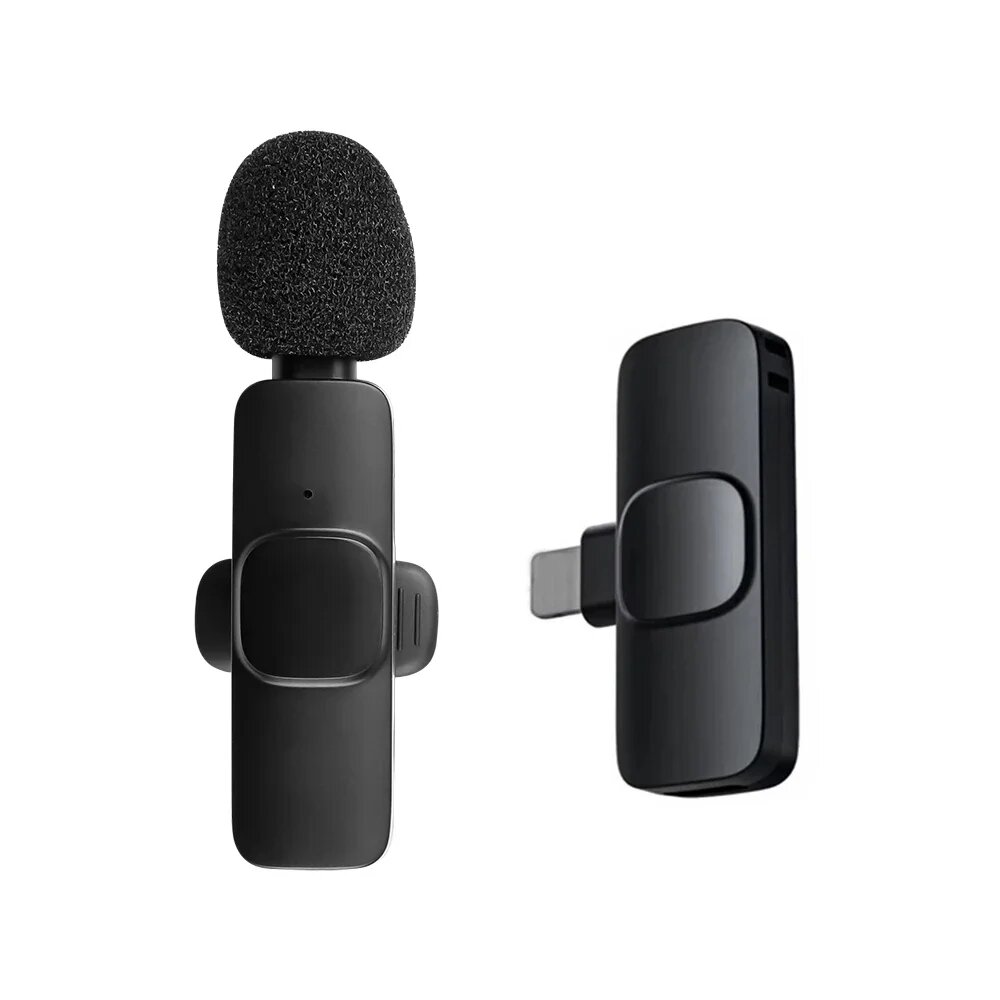 Петличный микрофон для iPhone, беспроводной, Bluetooth 5.0
