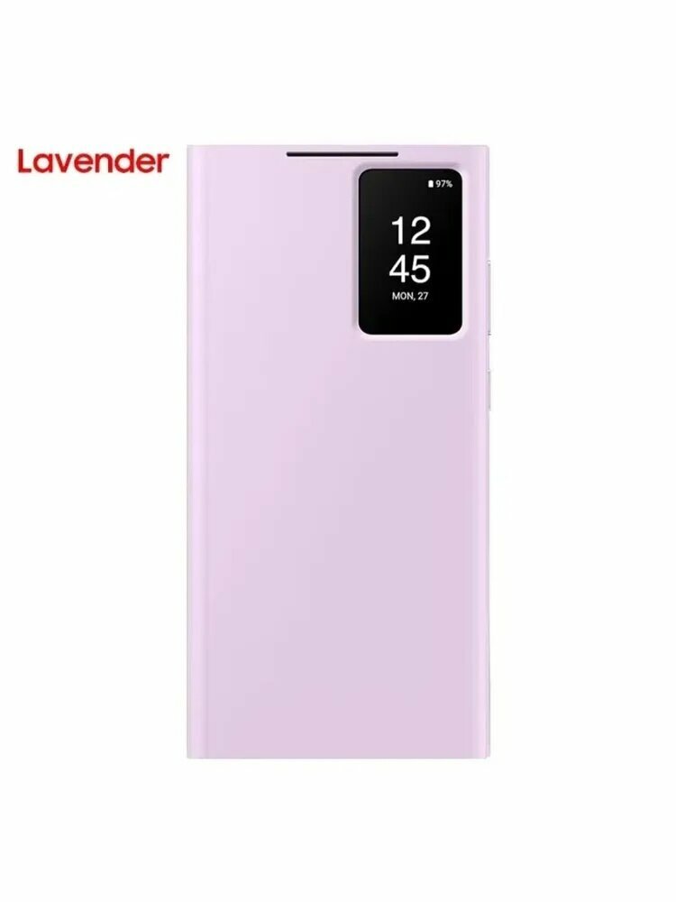 Оригинал для Samsung Galaxy S23 Ultra Smart View Кошелек флип чехол для Galaxy S23Ultra Smart View Phone Cover SM-S918B