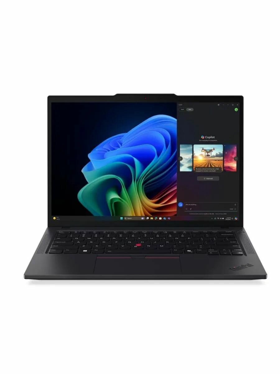 Lenovo ThinkPadT14Gen6 21QDS3SL00 Ноутбук 14", Intel Core Ultra 5 225U, RAM 16 ГБ, SSD 512 ГБ, Intel Arc Graphics, Без системы, (21QDS3SL00), черный, Русская раскладка
