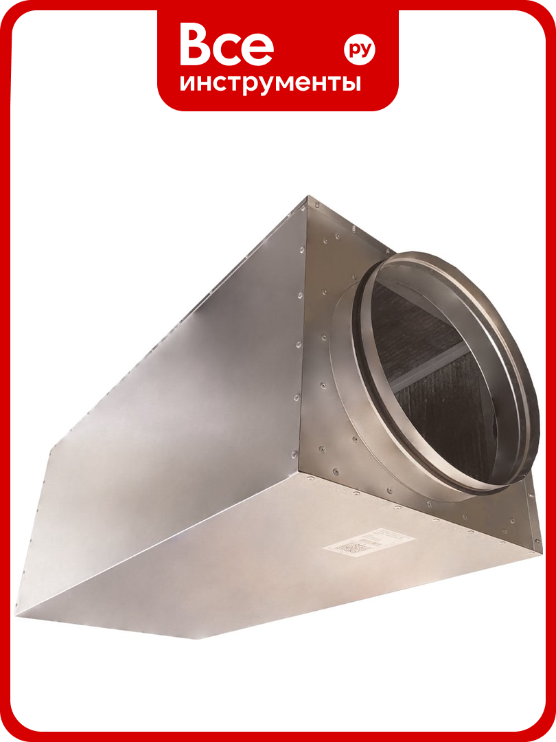 Шумоглушитель Naveka N 6-160 261x221 (компактный корпус, кашированная вата) УН-00012931