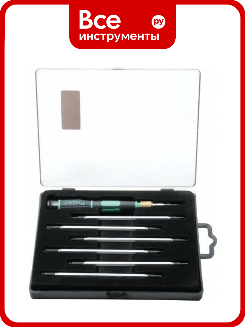 Набор отверток Pro'sKit SD-081B, 14 шт, шестигранные и плоские, для точных работ с крепежными элементами