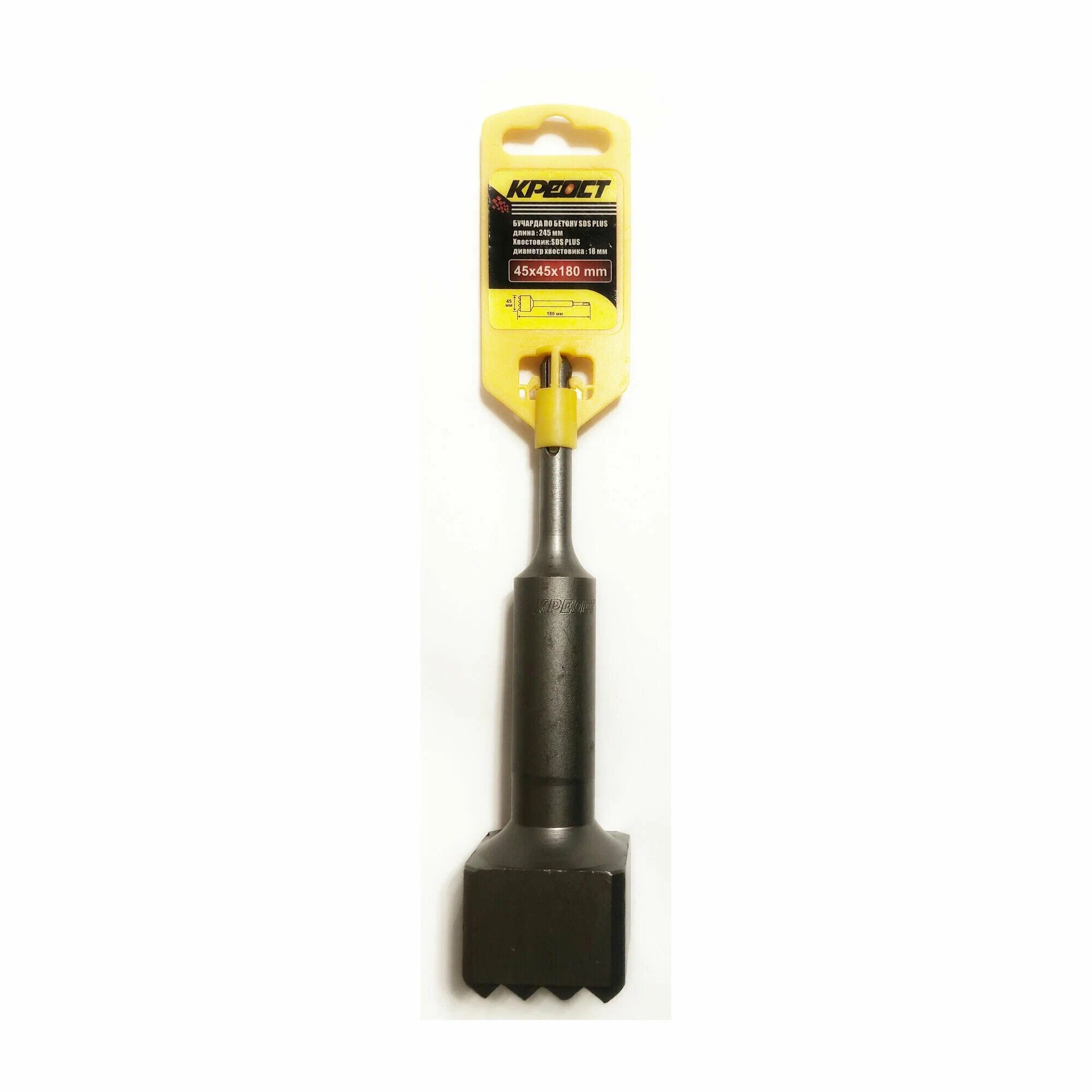 Бучарда SDS PLUS 45 x 45 x 180 мм 16T креост