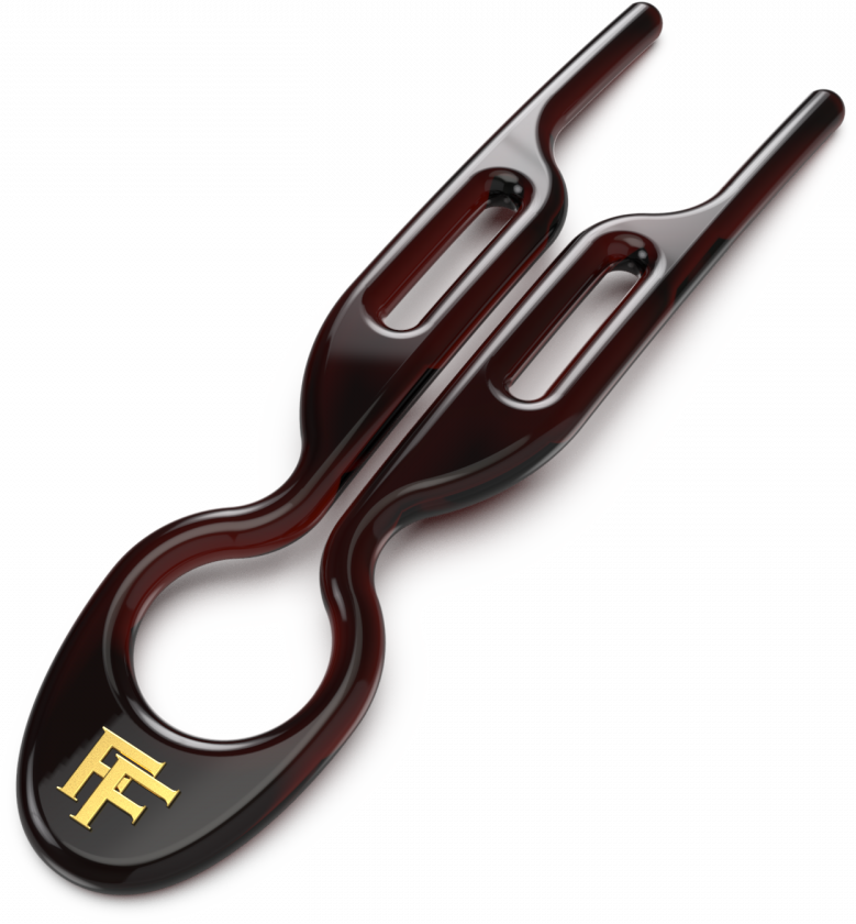 No1 HAIRPIN Шпилька для волос коричневая (набор из 3 шпилек) (3 шт.) Hairpin Brown - 3xTube 250ml