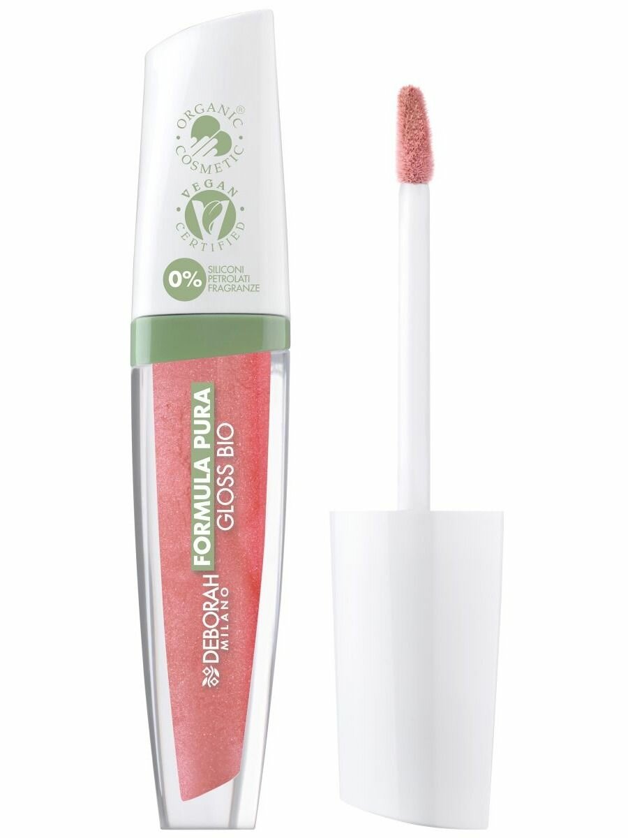 Deborah Milano Блеск для губ Тон 01 Прозрачный FORMULA PURA GLOSS BIO
