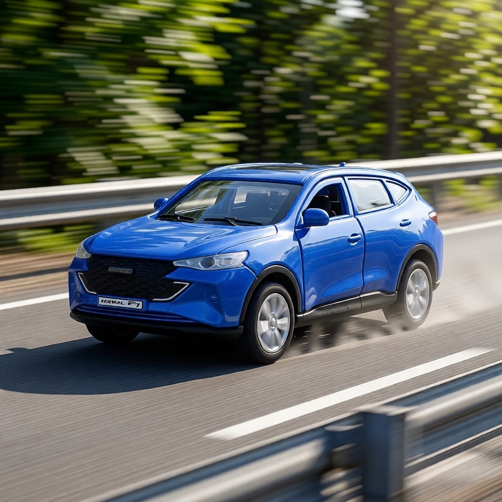 Машинка металлическая Технопарк, Хавал Haval F7, 12 см, синий
