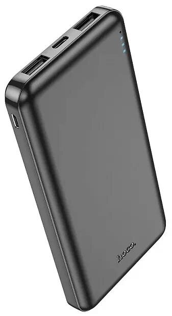 Внешний АКБ HOCO J100 High-ranking 10000mAh, 2xUSB, 2.1А, черный