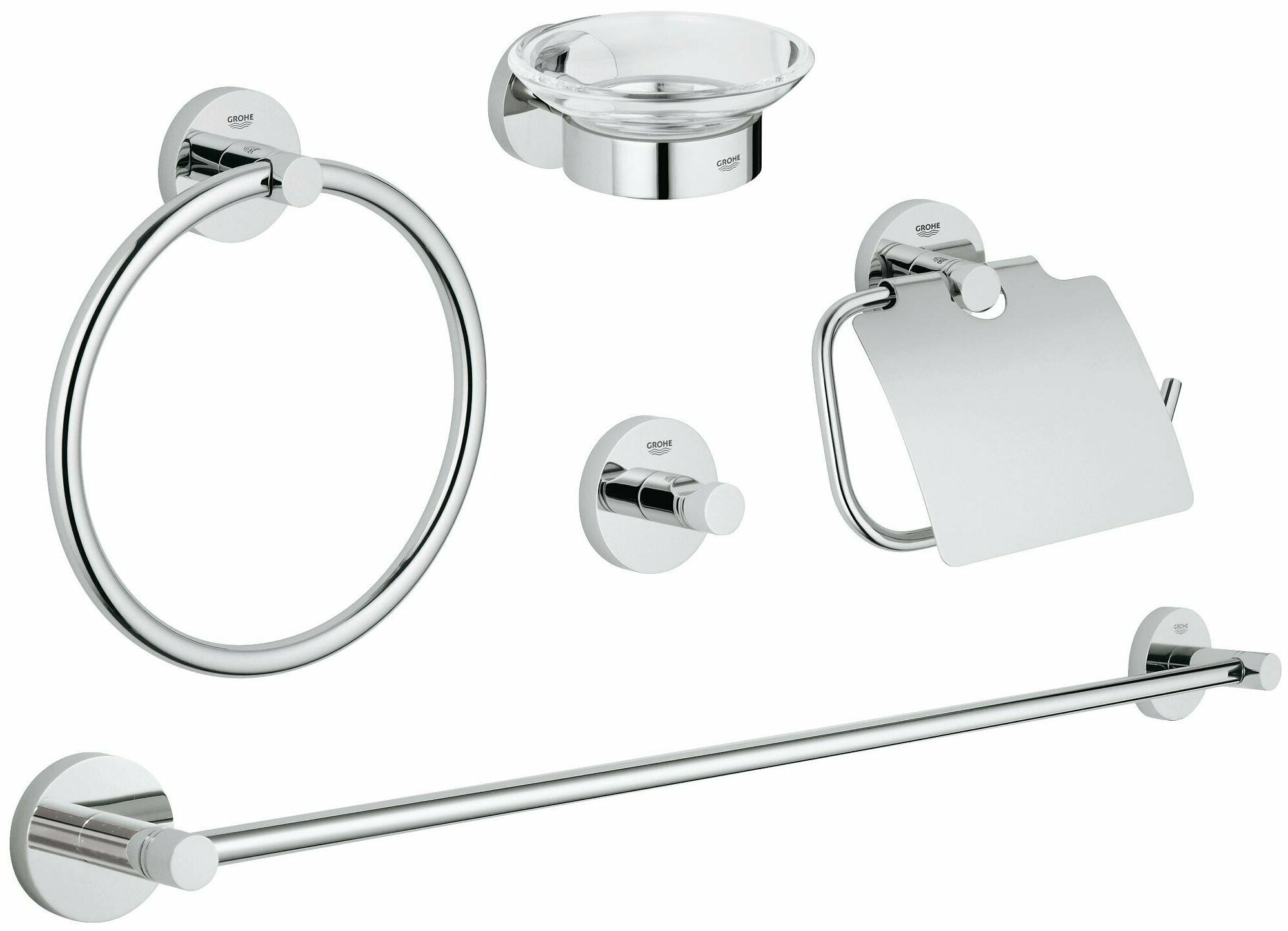 Набор аксессуаров GROHE Essentials 40344001 хром