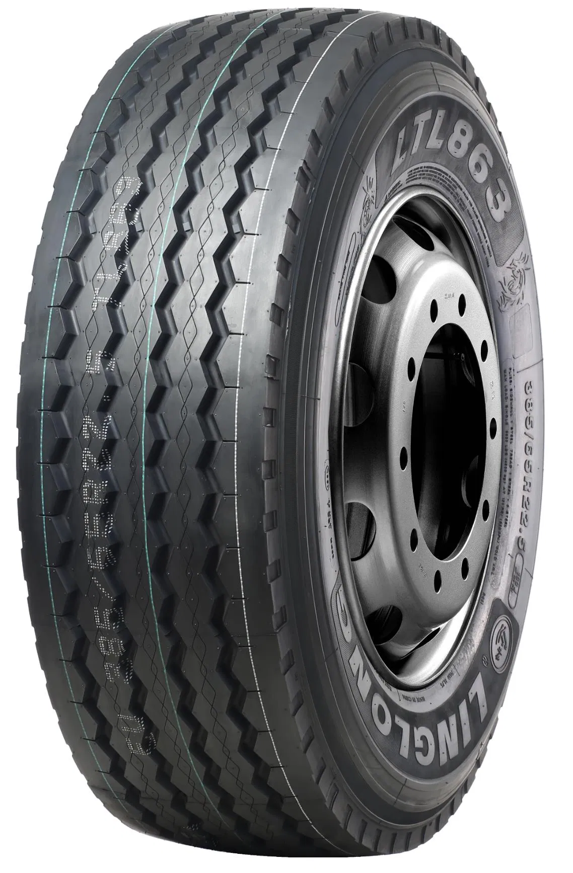 Шина грузовая LingLong LTL863 385/65R22.5 164J на прицепную ось