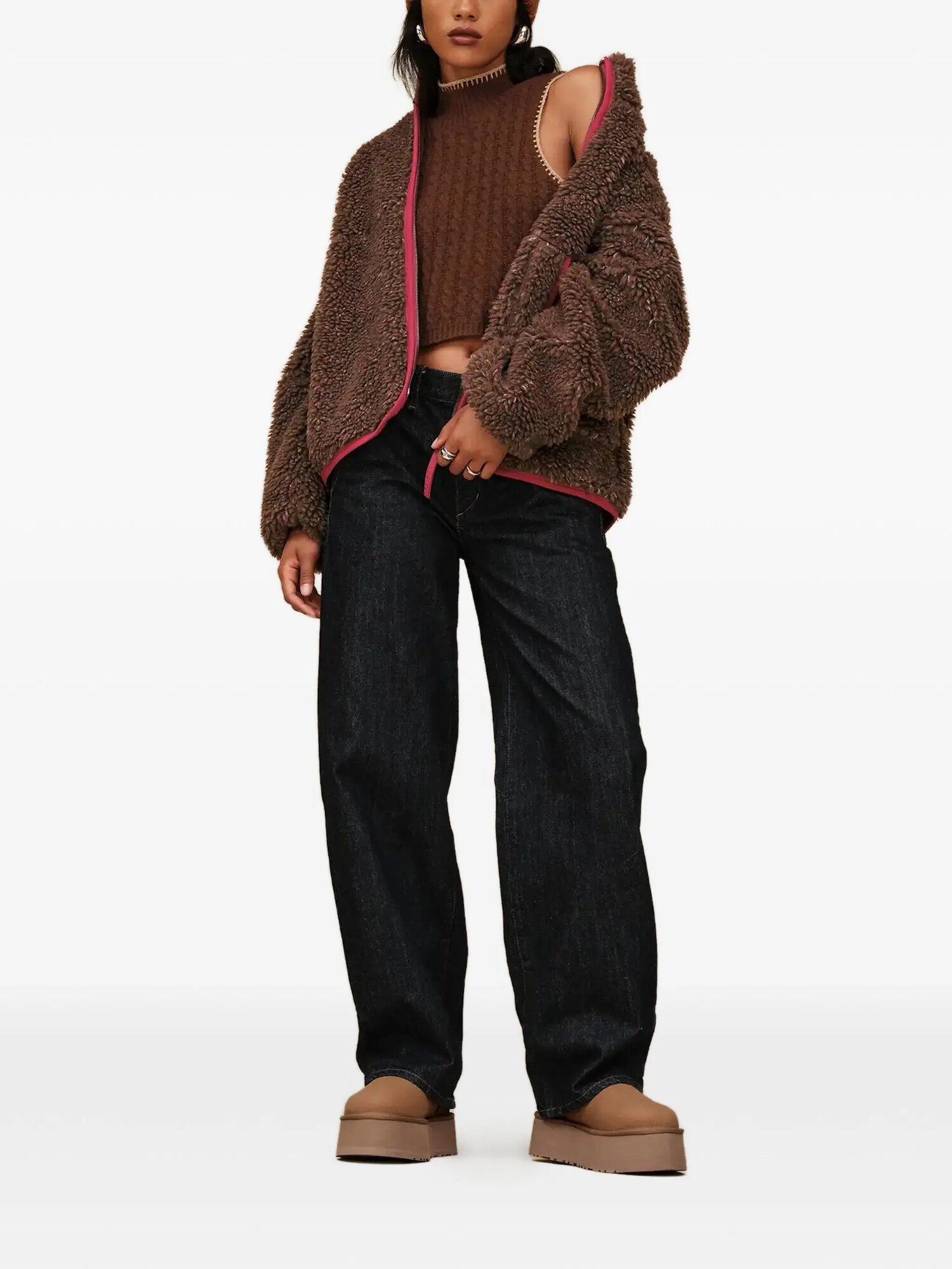Куртка UGG Marlene Confetti, размер S, brown — фото 1
