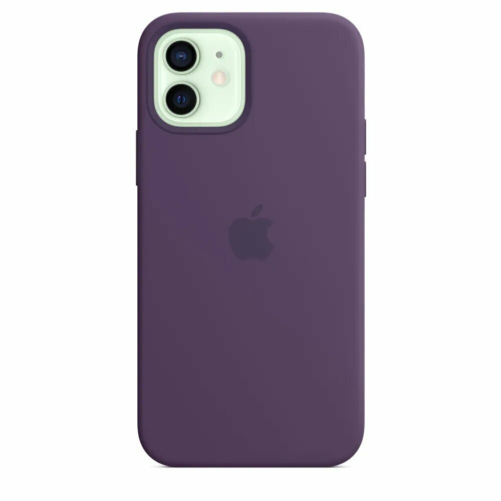 Чехол силиконовый МagSafe для iPhone 12 mini / Анимация NFC / Silicone Case Magsafe для Айфон 12 мини / Amethyst / Фиолетовый