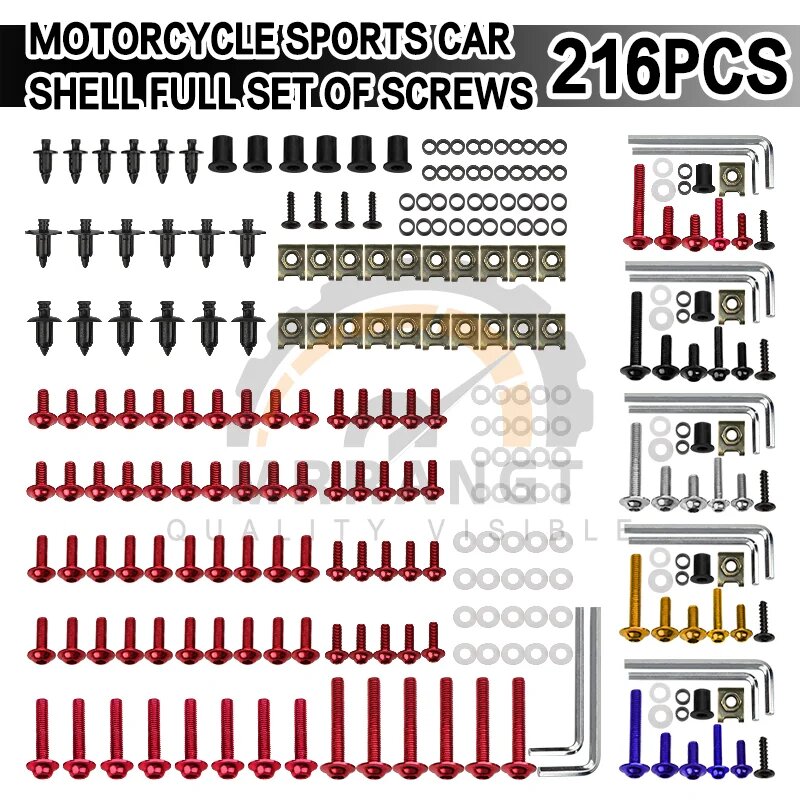 Болты обтекателя BLUE для Honda CBR 600/900/1000 RR F2/F3/F4